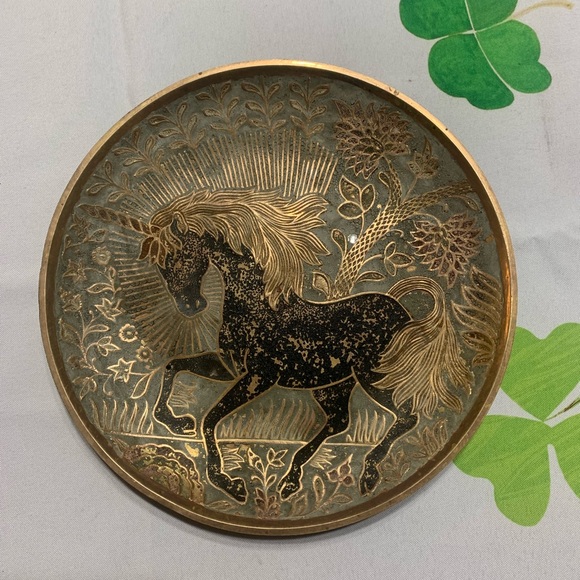 Enesco | Wall Decor | Antique Enesco Solid Brass 85 Decorative Wall ...